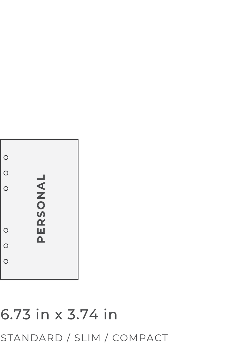 PERSONAL ORGANIZER & CLIPBOOK REFILLS – Filofax CA