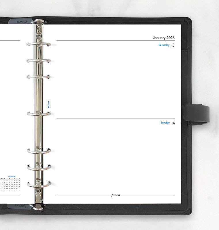 One Day On A Page Diary - Letter 2026 English - Filofax – Filofax CA